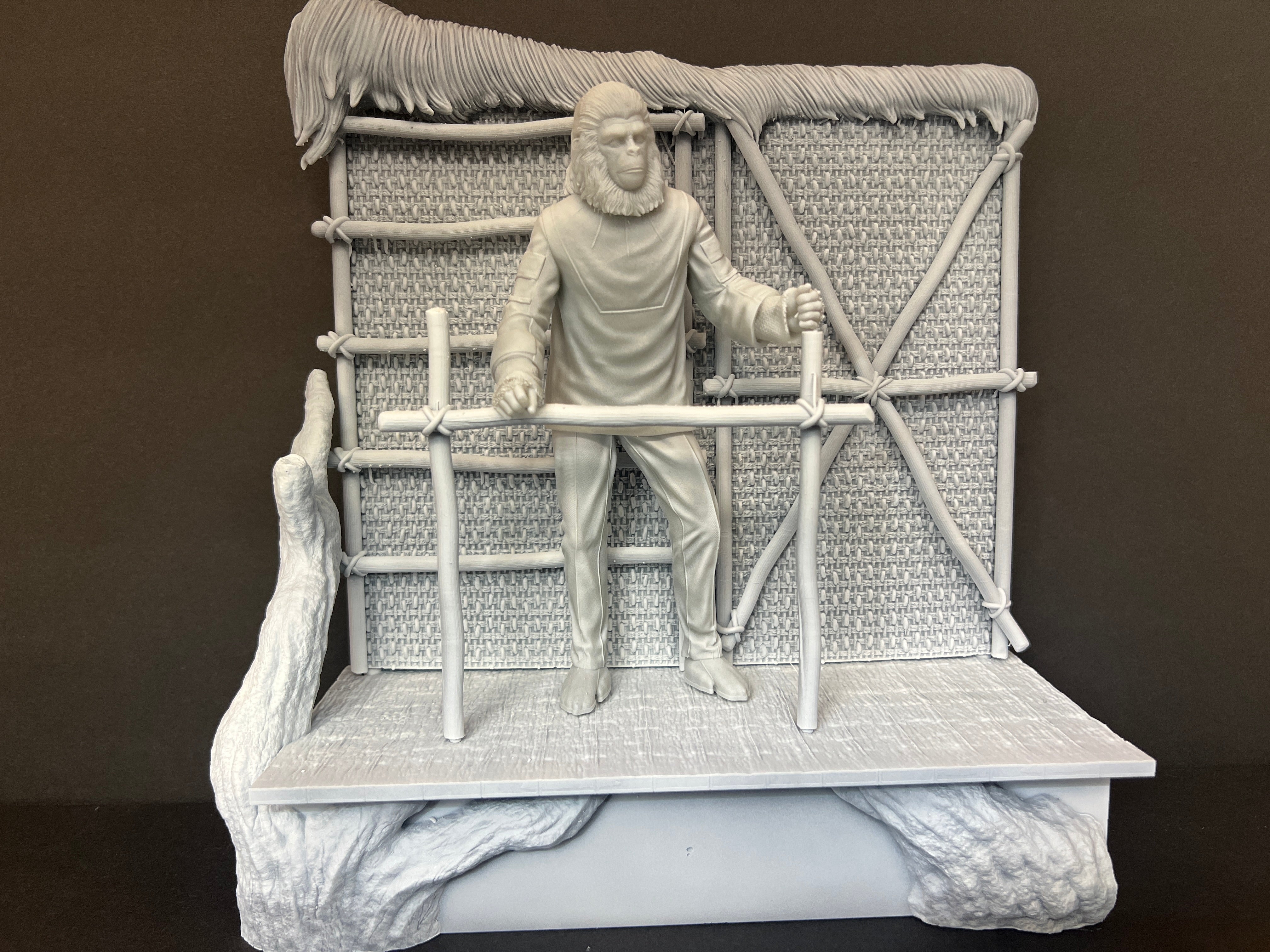 Planet of the Apes - Ceasar Model kit 200mm – Rise 3D Builds